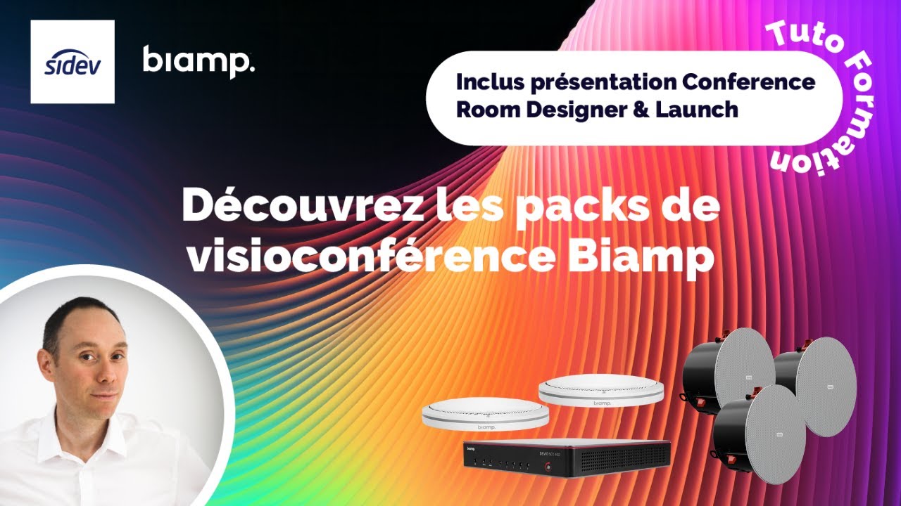 SIDEV | Packs de Conférence Biamp, Conference Room Designer et Launch ...