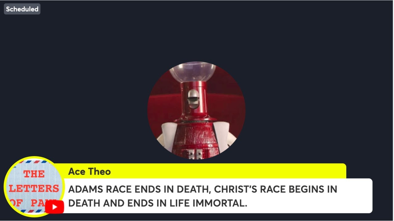 ADAM'S RACE BEGINS & ENDS IN DEATH, CHRIST'S RACE BEGINS IN DEATH AND ...