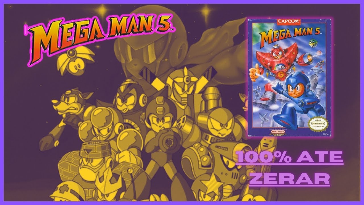 MEGA MAN 5 | o mega man mais esquecivel de todos 😐 | 100% até zerar ...