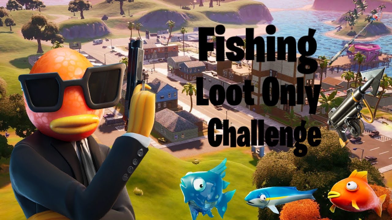 FISHING LOOT ONLY CHALLENGE!?!? - YouTube