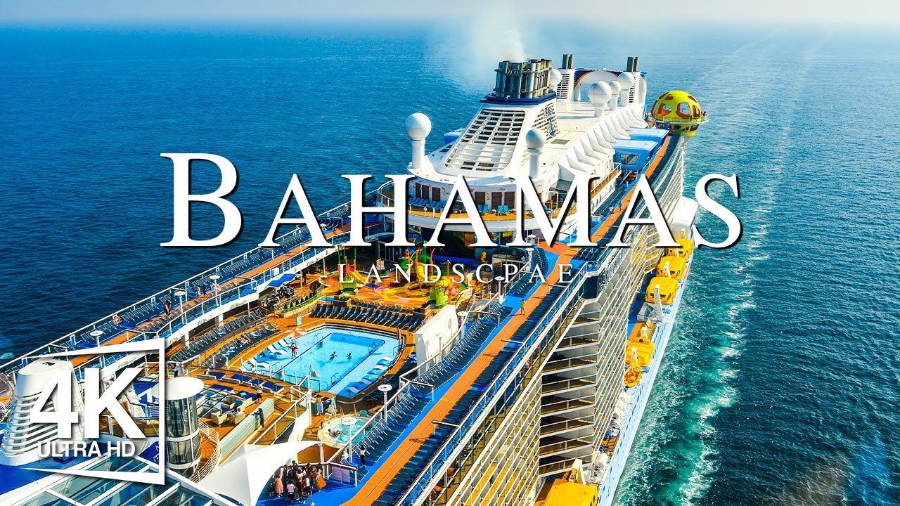 FLYING OVER BAHAMAS (4K UHD) - Relaxing Music Along With Beautiful ...