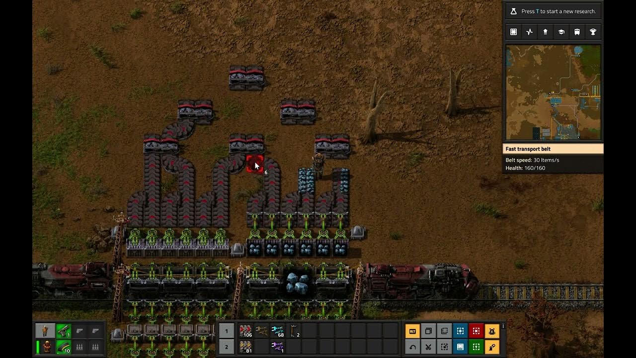 Factorio Play through Part 1: Fixing Ore Unloading - YouTube