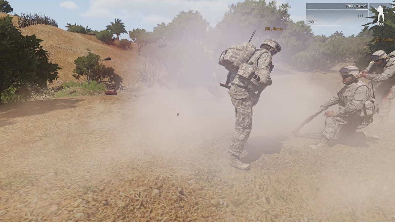 60mm mortar "training" - Arma 3 - YouTube