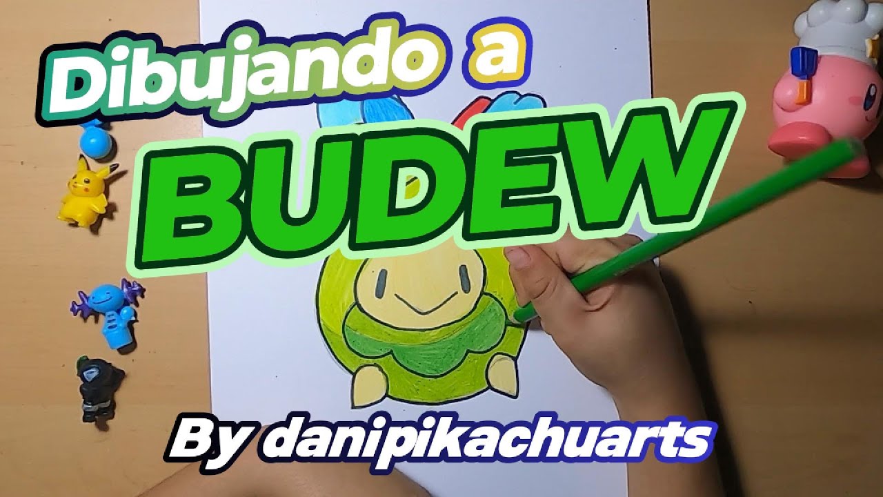 DIBUJANDO A POKEMON BUDEW/ DRAWING POKEMON BUDEW - YouTube