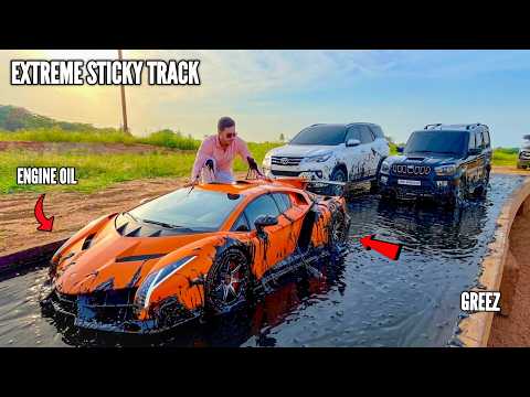 World’s Most Slippery oil and grease RC Car car Track – Chatpat toy tv