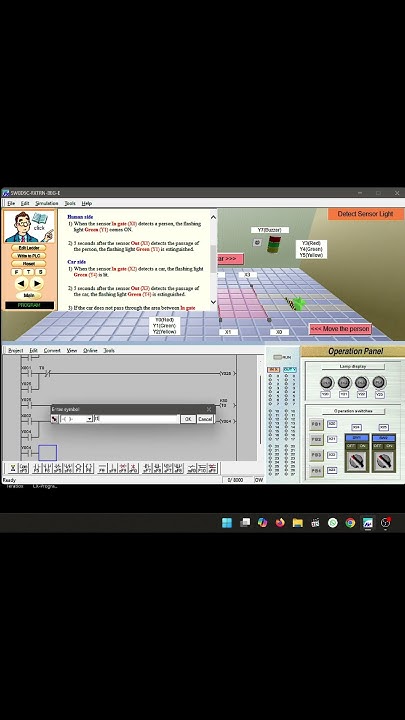 BEGINNER CHALLENGE 2 PLC MITSUBISHI | TUTORIAL #like #omronplc #tutorial #plc #challenge - YouTube