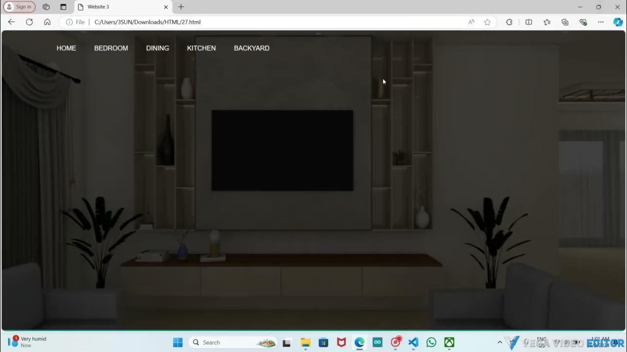 HTML & CSS Project 27: 'Website 3' Created by Trishanth Kumar - YouTube