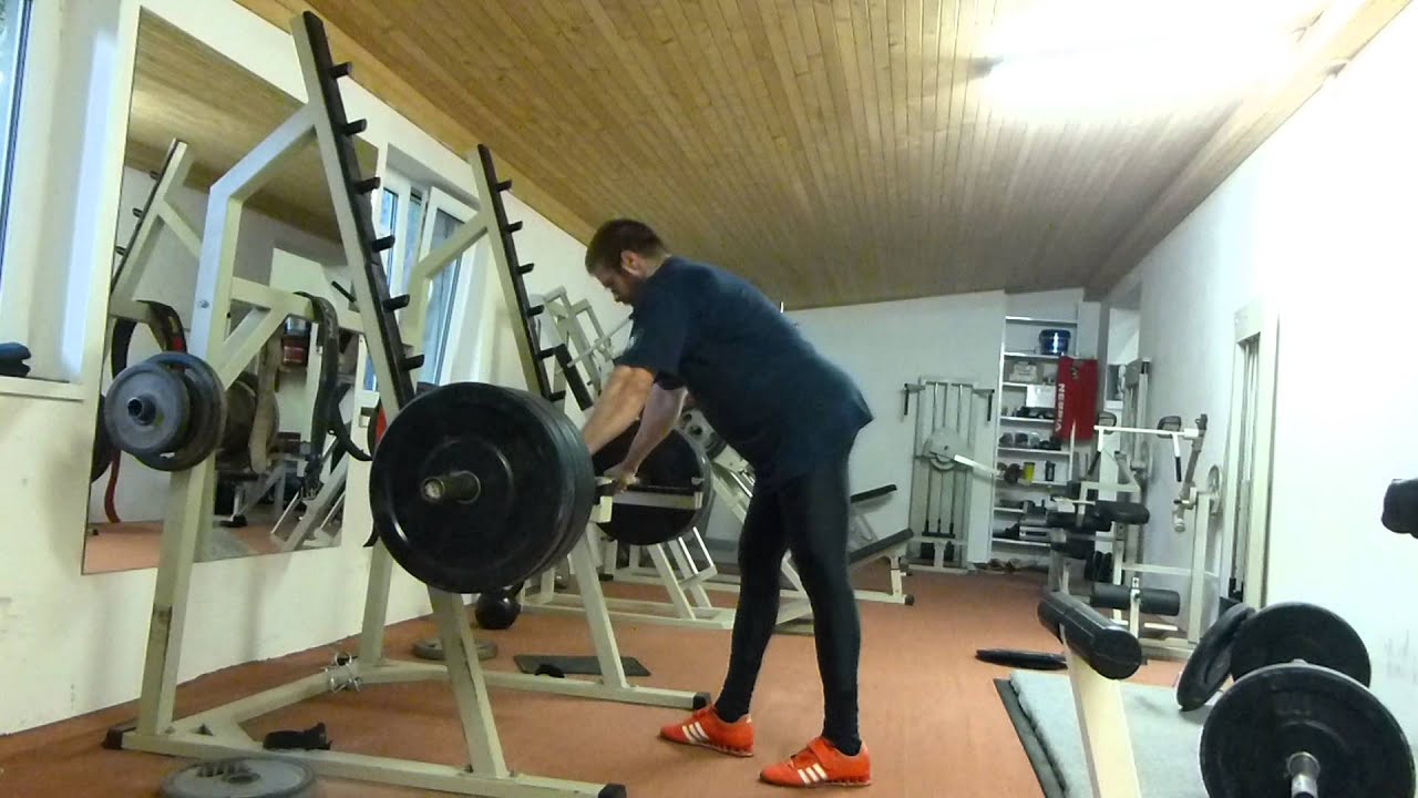 clean pulls off high blocks 130 kg - YouTube
