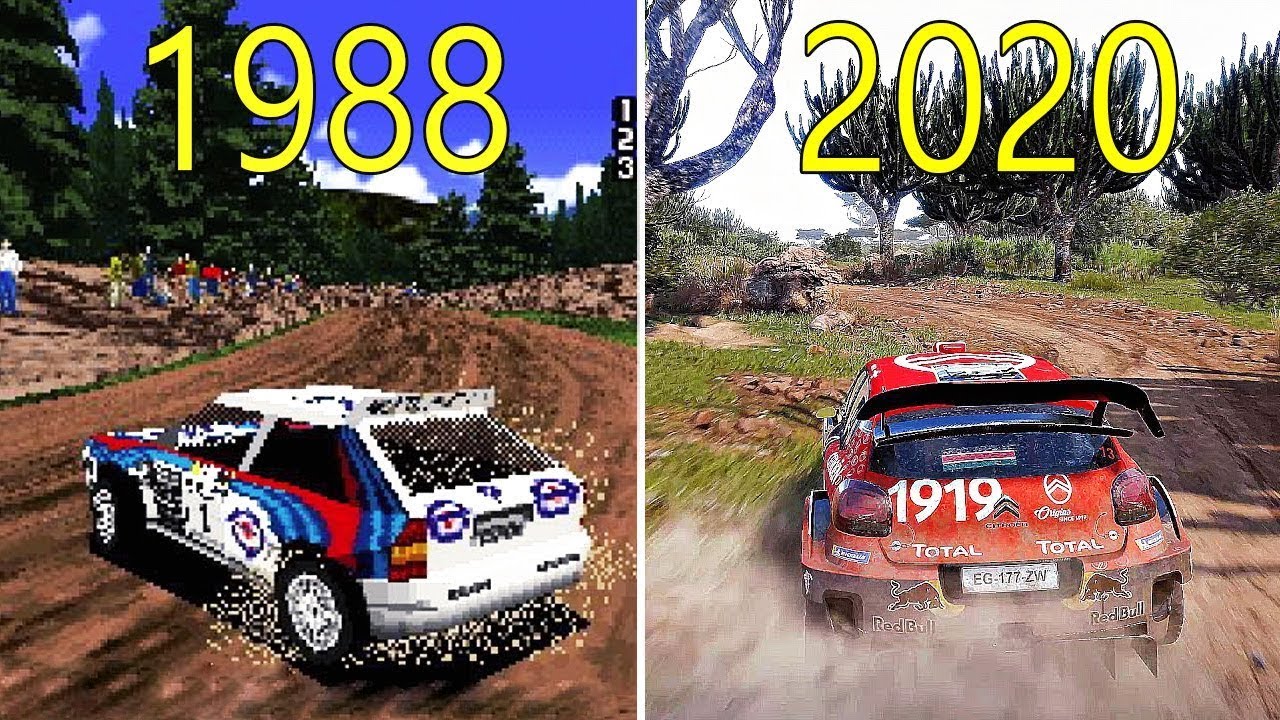 Evolution of Rally Games 1988 2020 - YouTube