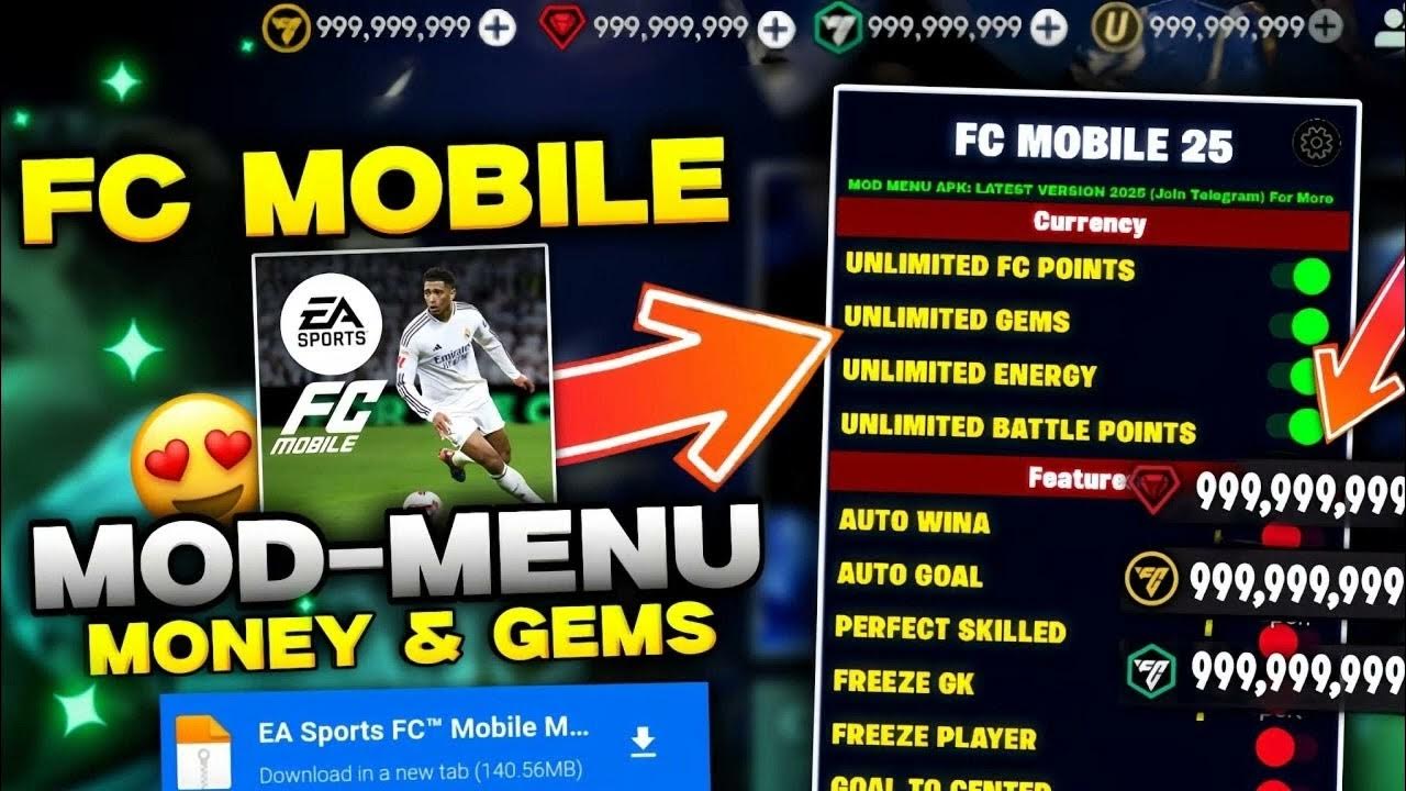 Fc Mobile 25 Mod Menu v24.0.02 - Money & Fc Points | Fc Mobile Mod Apk ...
