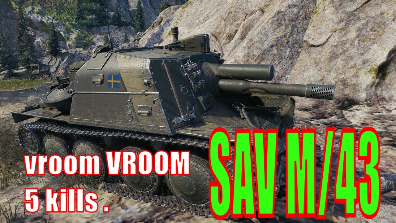SAV M/43 - 5 KILLS & A GREAT WINNING GAME. - YouTube