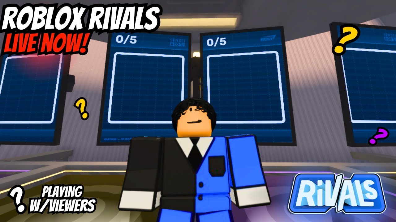 🔴Live! - Playing w/ Viewers! 5v5s! (ROBLOX RIVALS) - YouTube