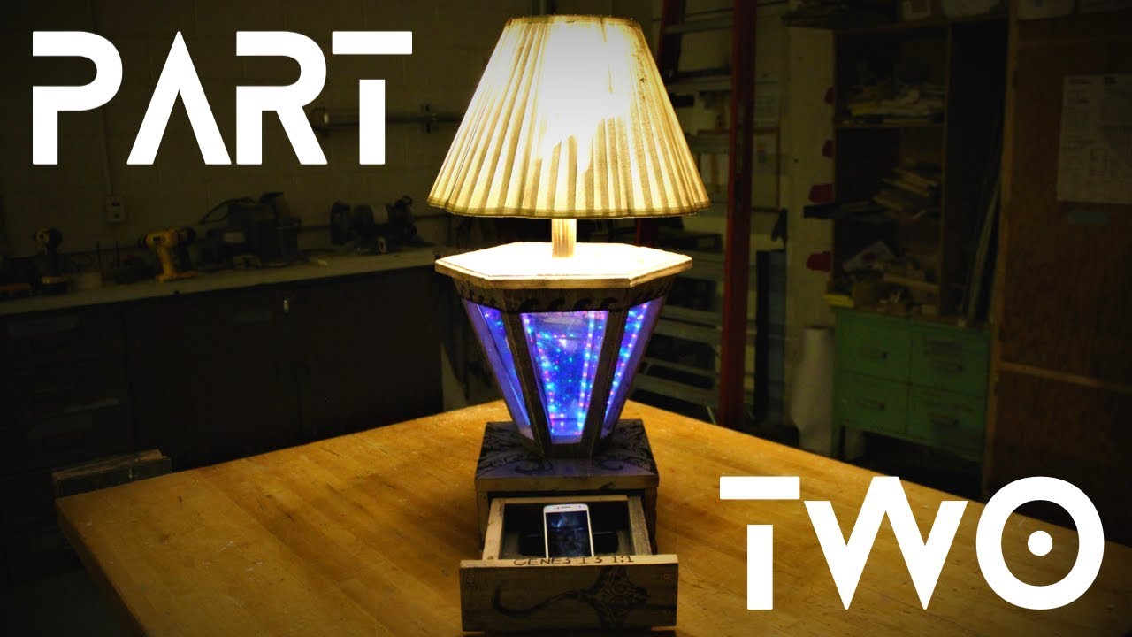 The HIDDEN Infinity Lamp (DIY Part 2) - YouTube