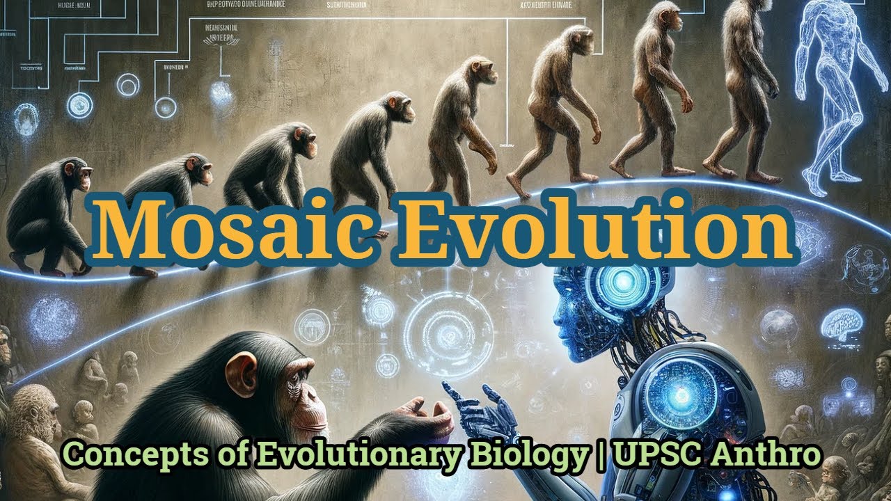 Mosaic Evolution UPSC | Biological Anthropology | #evolutionarybiology - YouTube