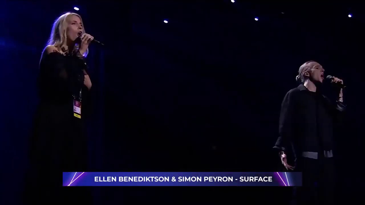 Ellen Benediktson & Simon Peyron - Surface (Rehearsal) Melodifestivalen ...
