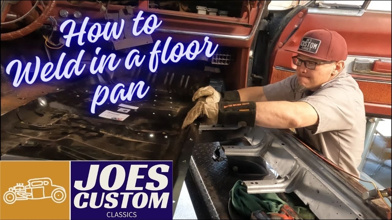 How to weld in a floor pan (the right way) - YouTube