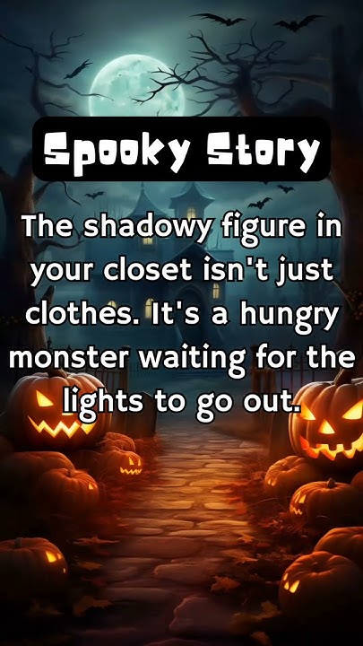 Kids Scary Halloween Short Story #shorts #scary - YouTube