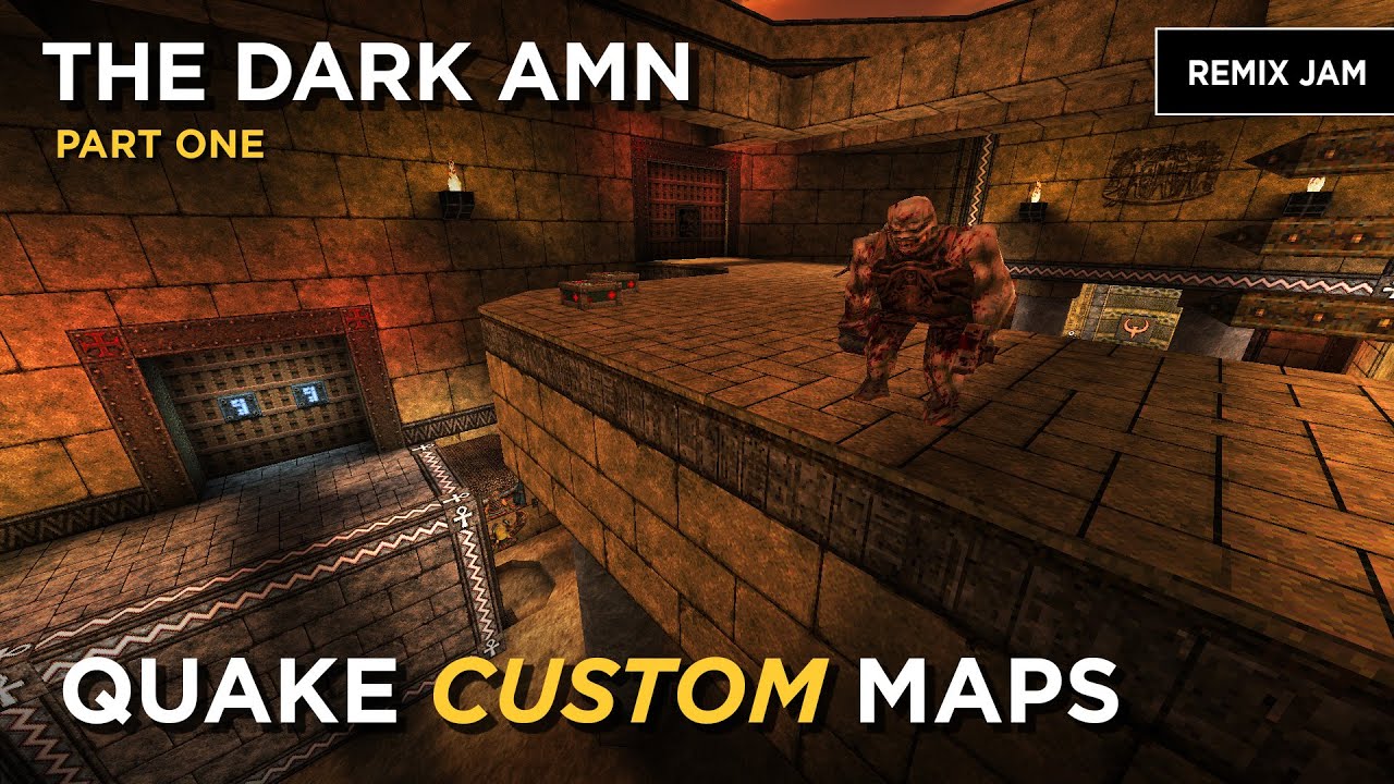 Quake Maps - The Dark Amn (part 1) - YouTube