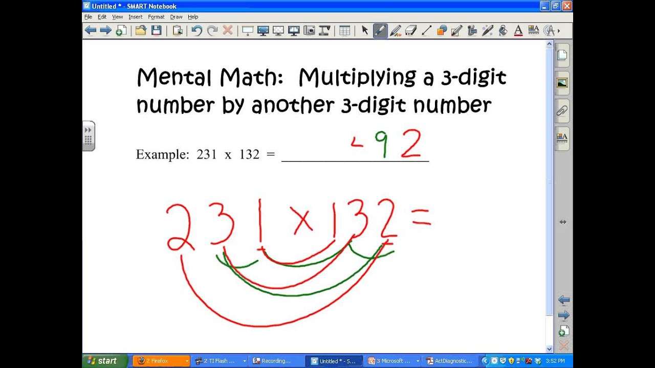 Mental Math Multiplying A 3 Digit Number By A 3 Digit Number YouTube Mental Math Multiplying A 3 Digit Number By A 3 Digit Number YouTube