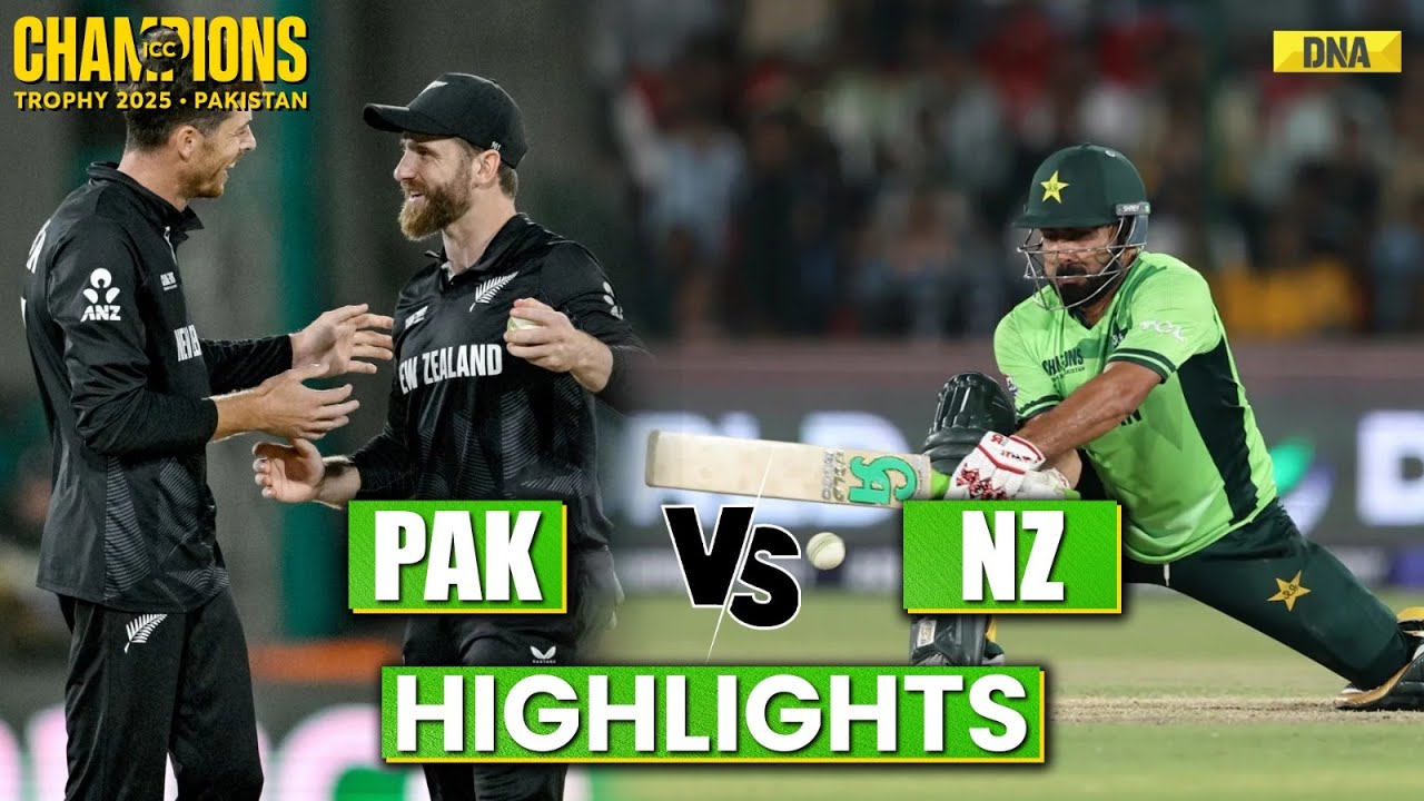 PAK Vs NZ Highlights: New Zealand Defeats Pakistan By 60 Runs | Babar ...