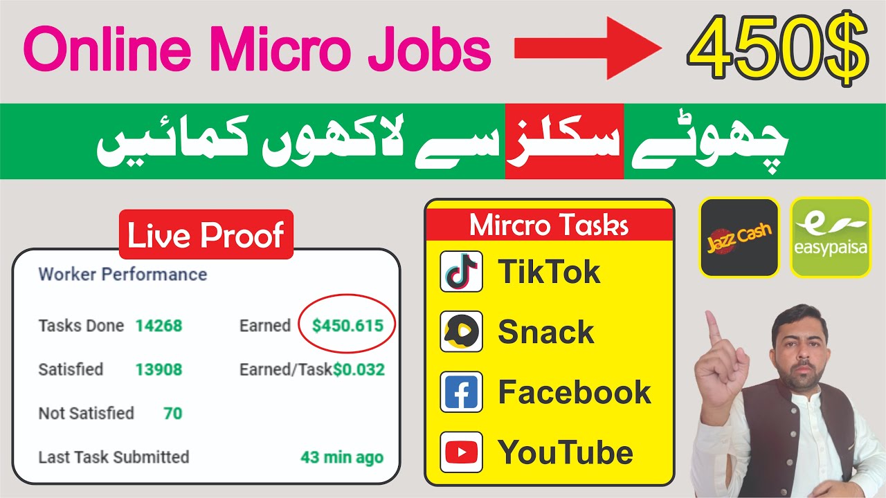 How to Earn Money Online from Micro Jobs and Micro Tasks Platforms ...