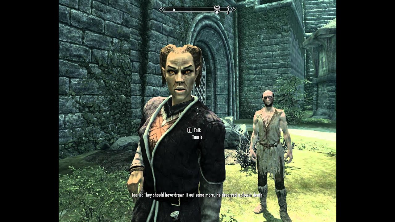 The Elder Scrolls V: Skyrim - Beheading of Roggvir - YouTube