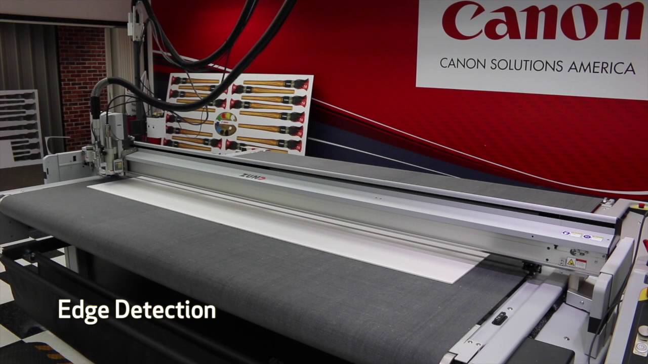 Gallery Wrap - Océ Arizona® and Océ ProCut - YouTube