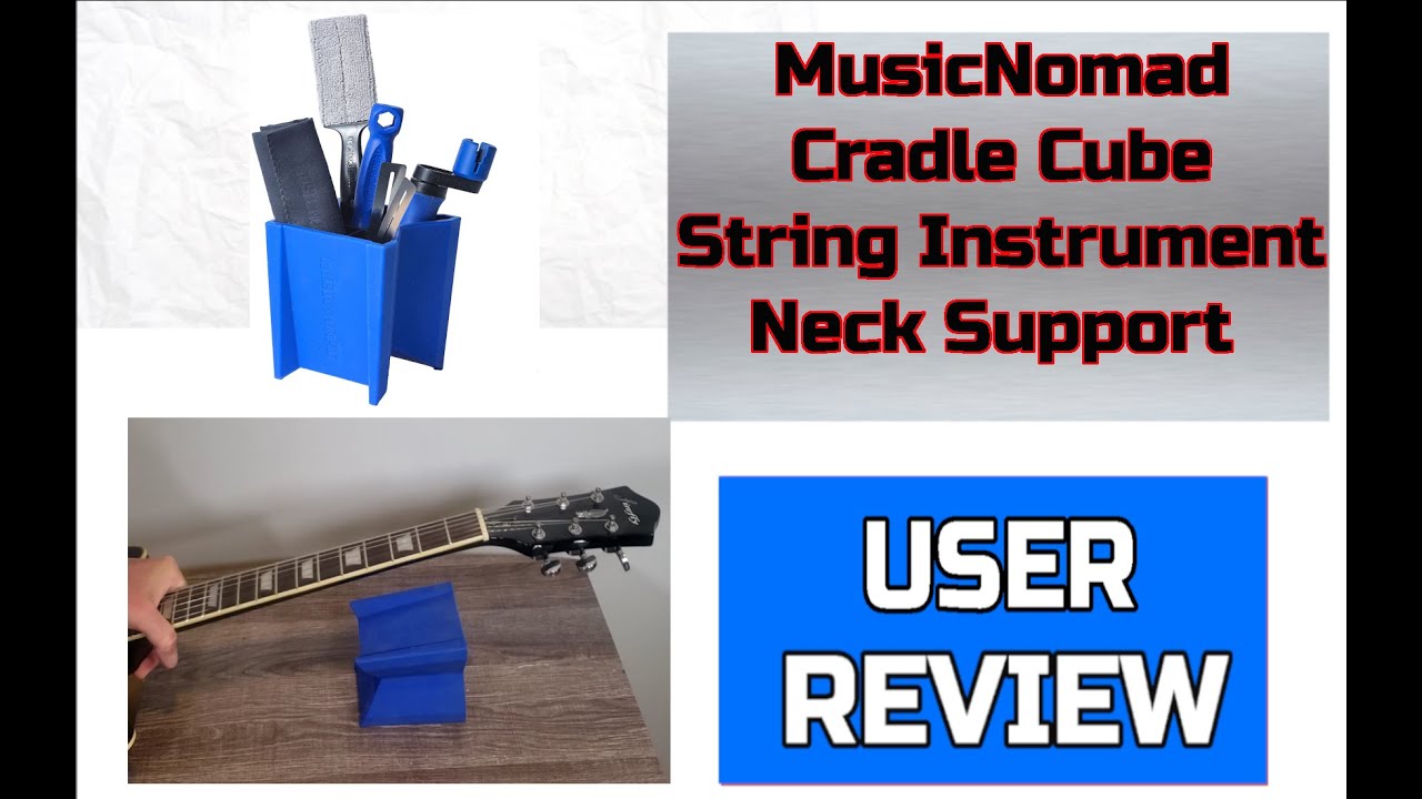 Musicnomad Cradle Cube For Guitar Repairs and Setups - YouTube