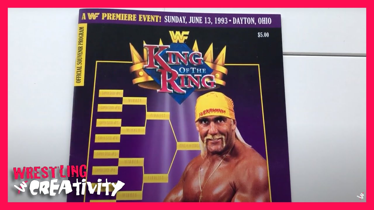 WWF King of the Ring 1993 CUSTOM PPV Program (Hand-made WWE Wrestling ...