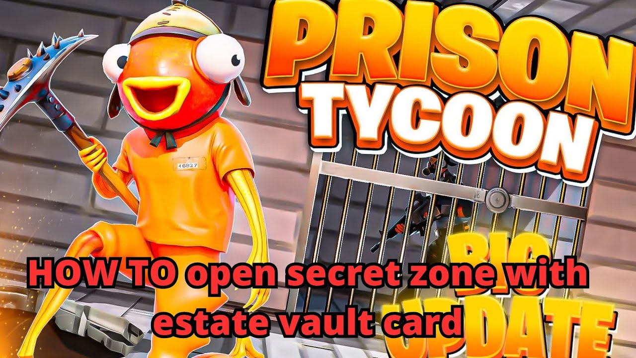 HOW TO open secret zone with estate vault card TYCOON MAP FORTNITE ...