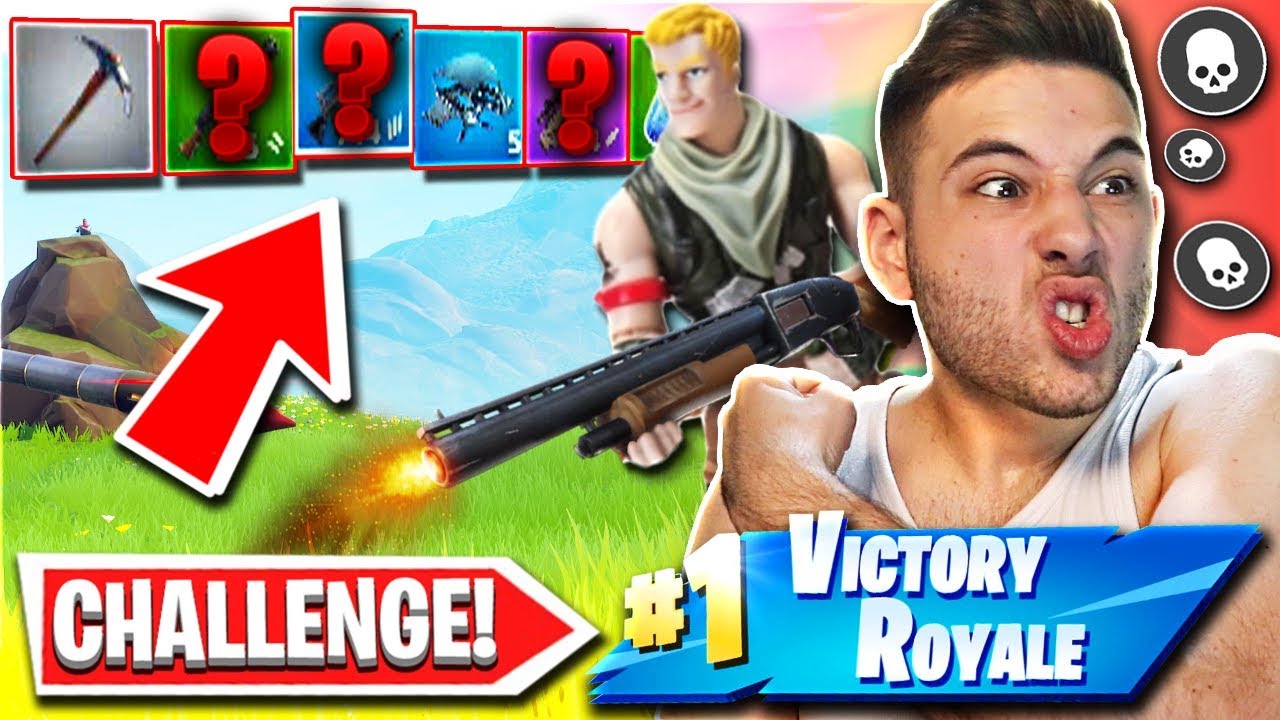 ΝΙΚΗ ΜΕ ΤΑ ΟΠΛΑ ΤΩΝ ΦΙΓΟΥΡΩΝ CHALLENGE! (Fortnite Battle Royale) - YouTube