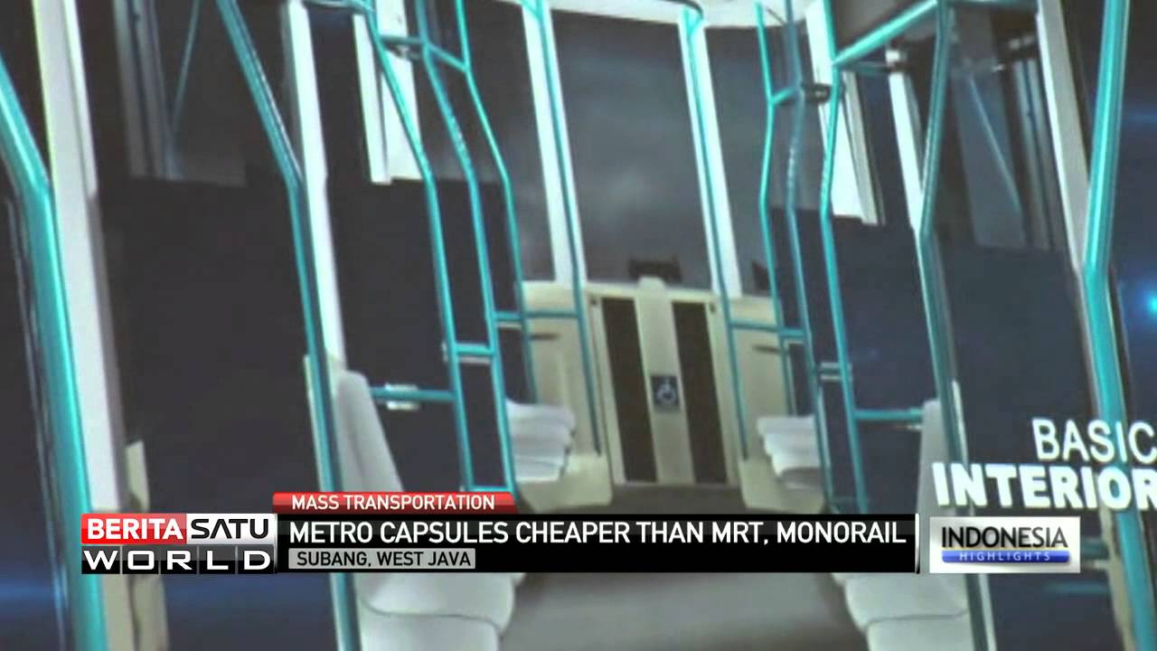 Metro Capsules Cheaper Than MRT, Monorail - YouTube