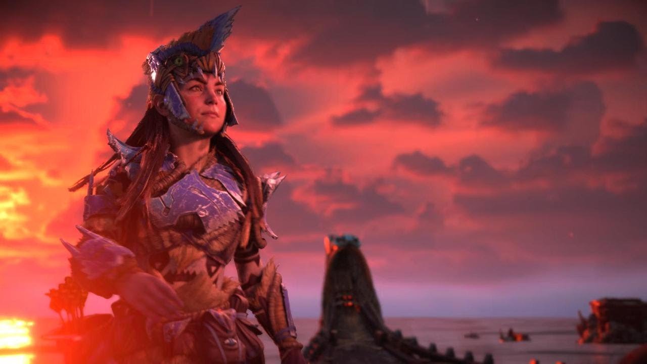 Horizon Forbidden West: First Slaughterspine Encounter - YouTube