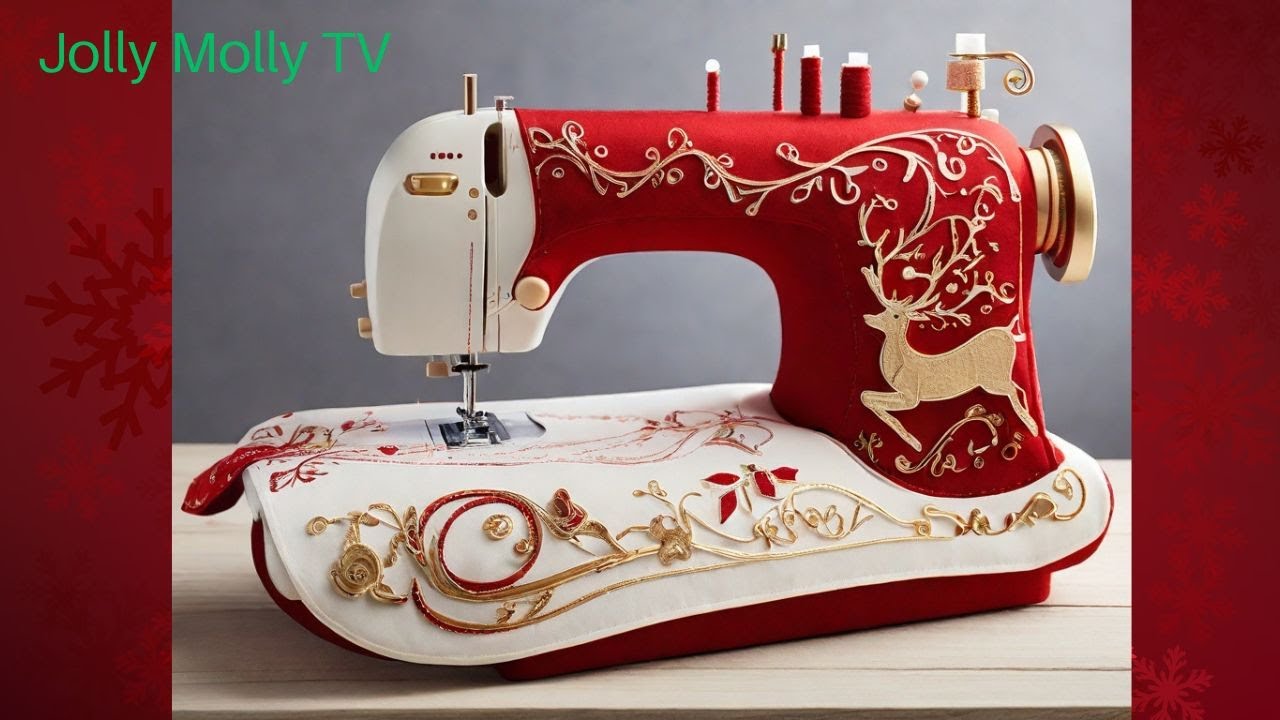 Sewing Machines Series #12 - Christmas Sewing Machines - YouTube