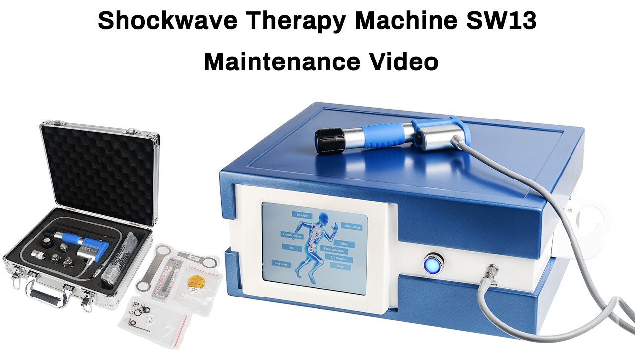 Shockwave Therapy Machine-SW13-Maintenance video - YouTube