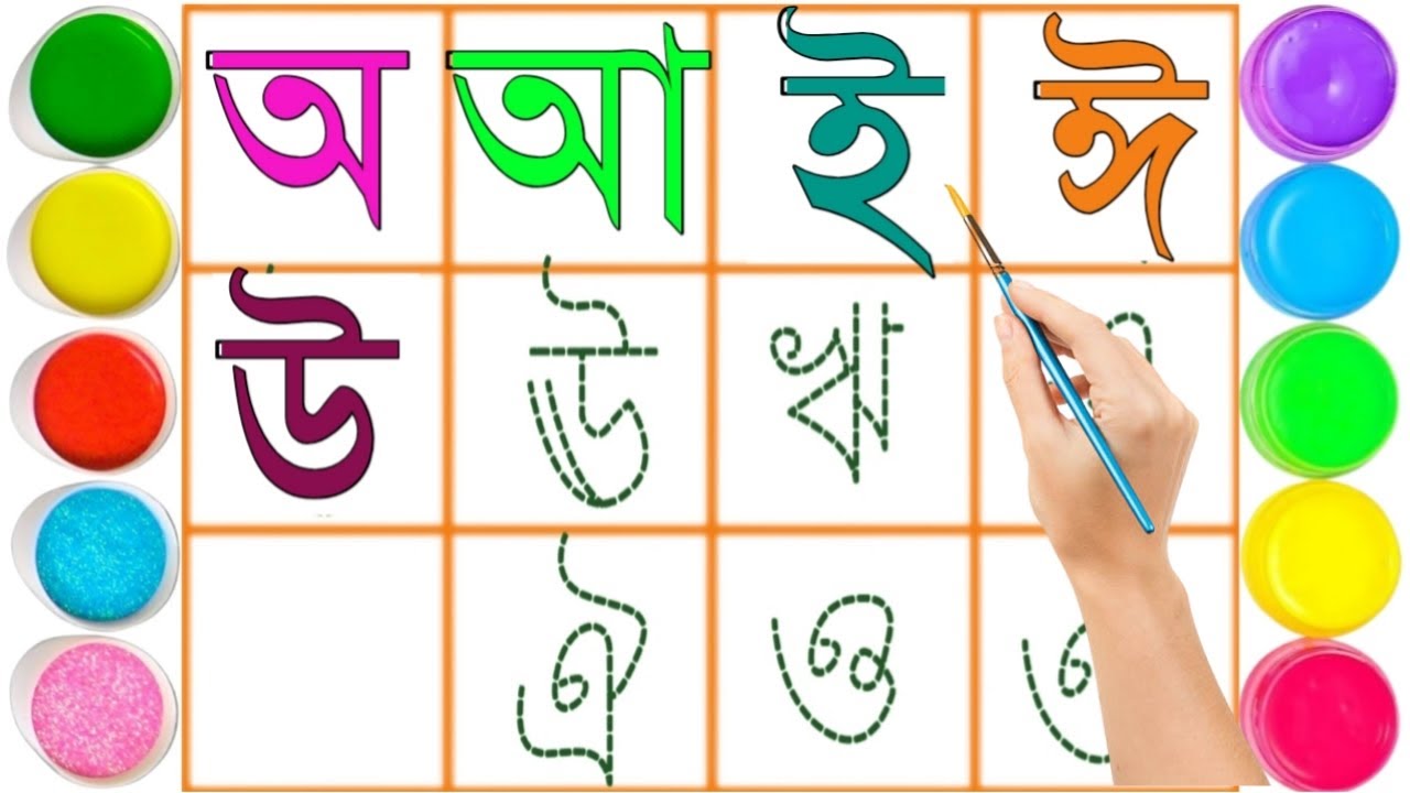 Learn Bengali Alphabets | Bangla Alphabet | Bangla Bornomala | Bangla ...