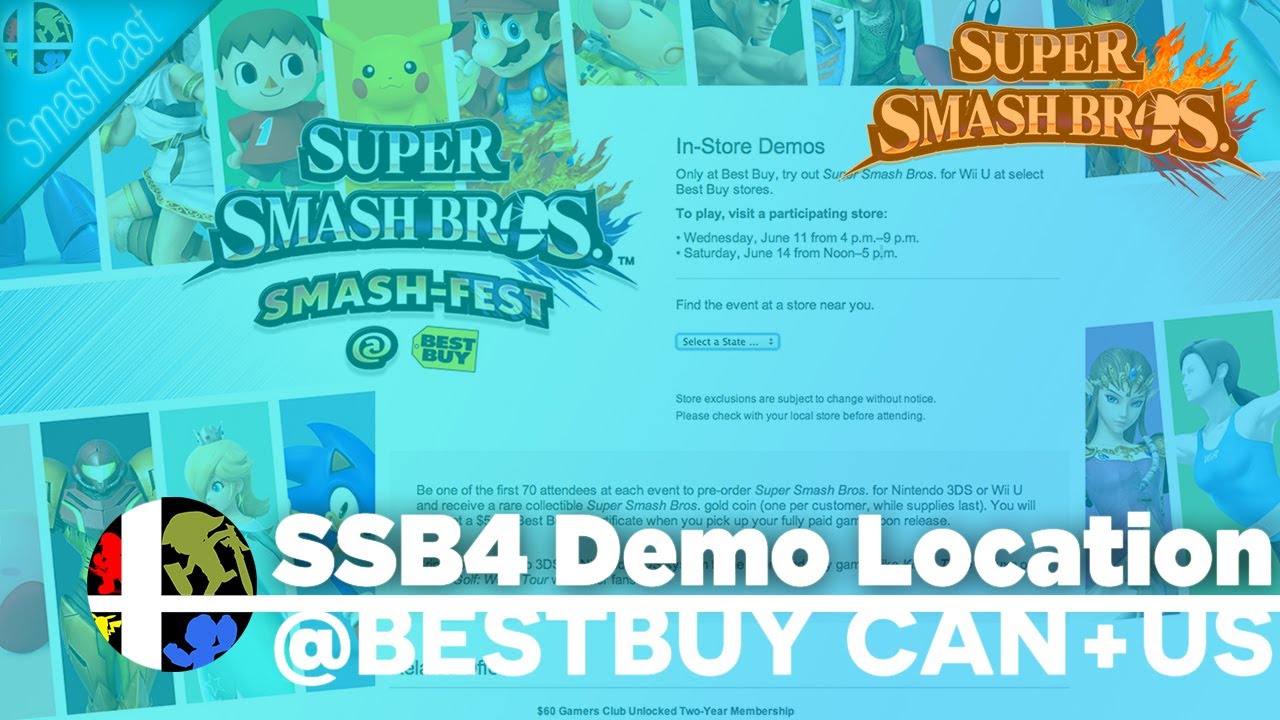 Smash Bros. Smash-Fest Demo Locations Revealed! - YouTube