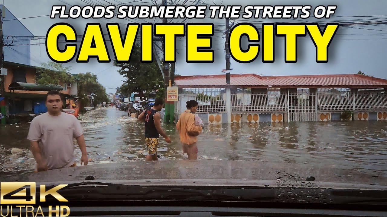 Streets of Cavite City Philippines Submerged in Severe Flood [4K] - YouTube