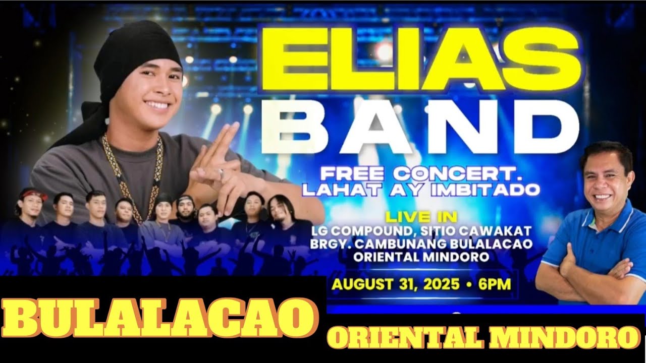 ELIAS JTV BAND Music Live Concert at Bulalacao, Oriental Mindoro ...