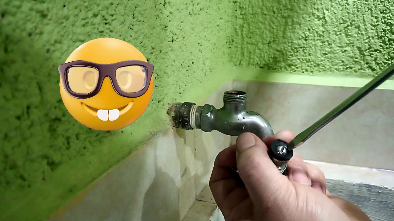 ️COMO REPARAR ☂️goteo de GRIFO o llave de jardín muy FACIL.🛠️ - YouTube