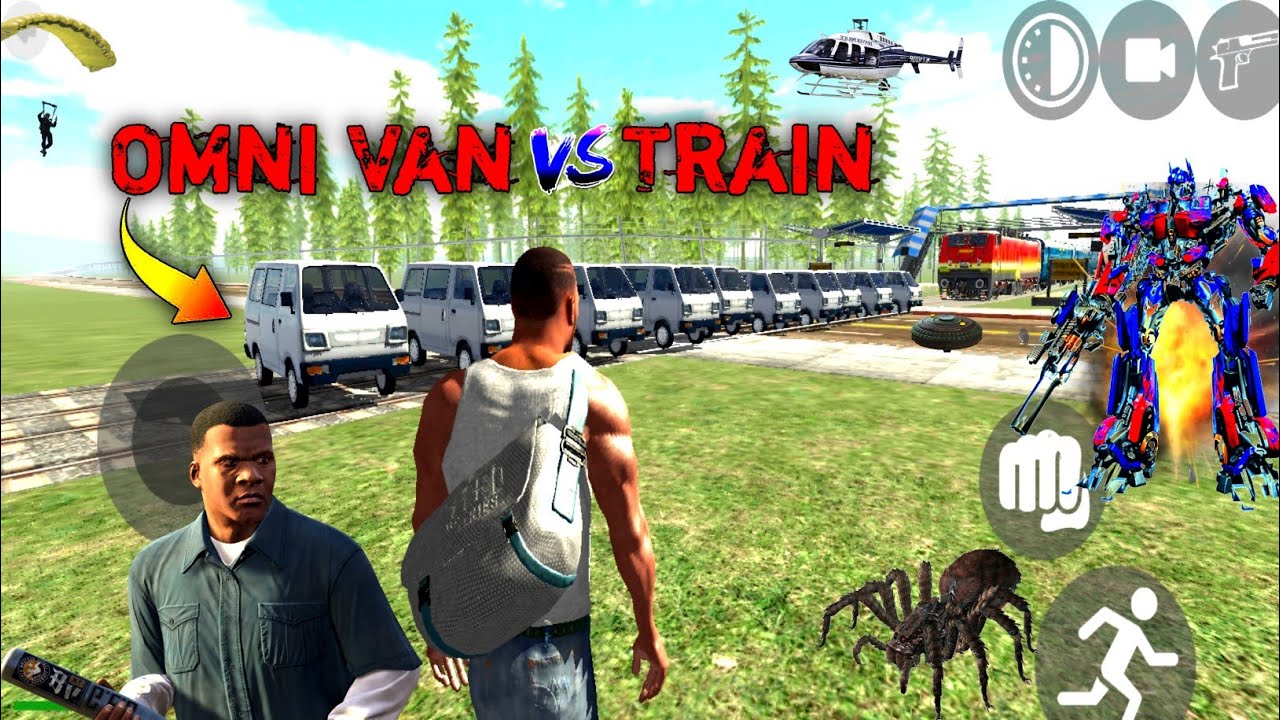 omni ven vs train omni ven crash test indian bike driving 3d - YouTube