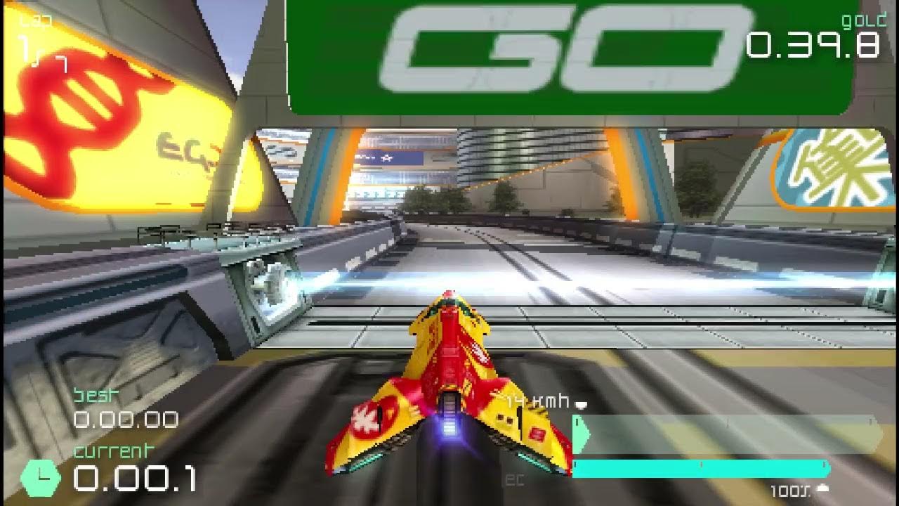 WipEout Pulse Grid 1 (first time player) - YouTube