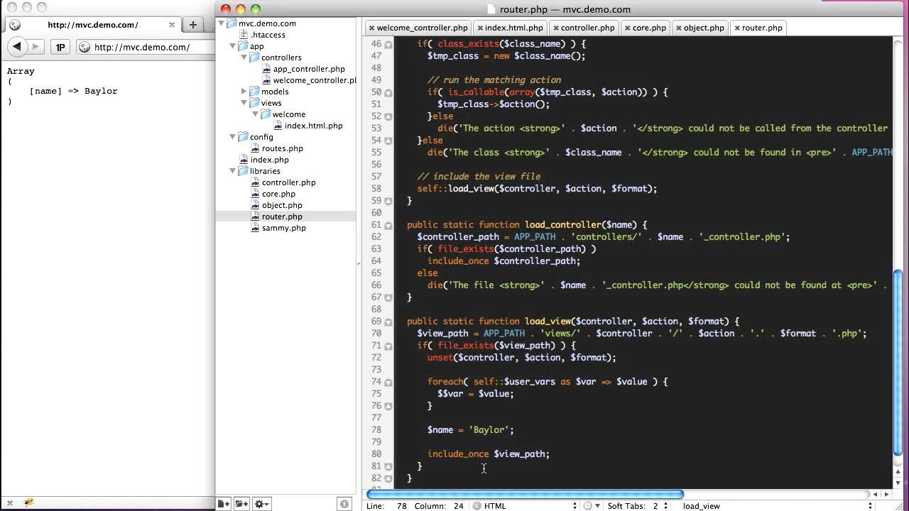 Creating an MVC from Scratch with PHP - Part 3 - YouTube