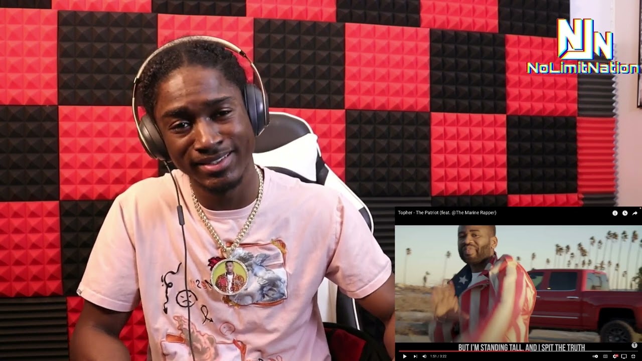 Topher - The Patriot (feat. @The Marine Rapper)|REACTION!!! - YouTube