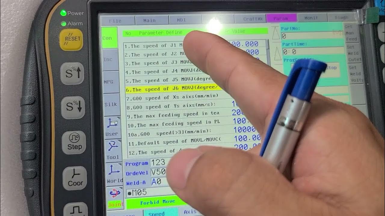 Robot 8 trục newker- thông số cơ bản - YouTube