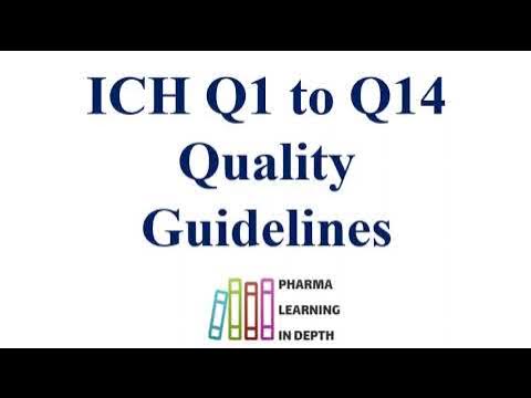 ICH Q1 to Q14 Quality Guidelines - YouTube