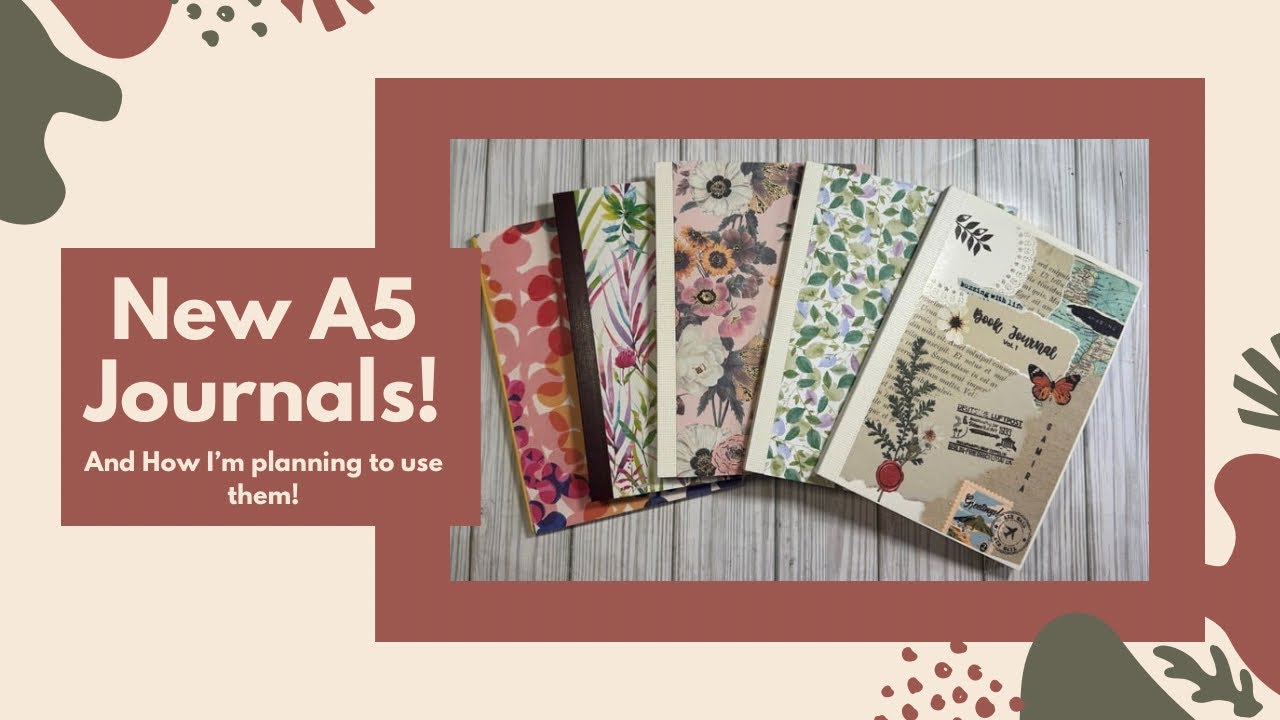 New A5 Journals | How I’m using my new journals - YouTube