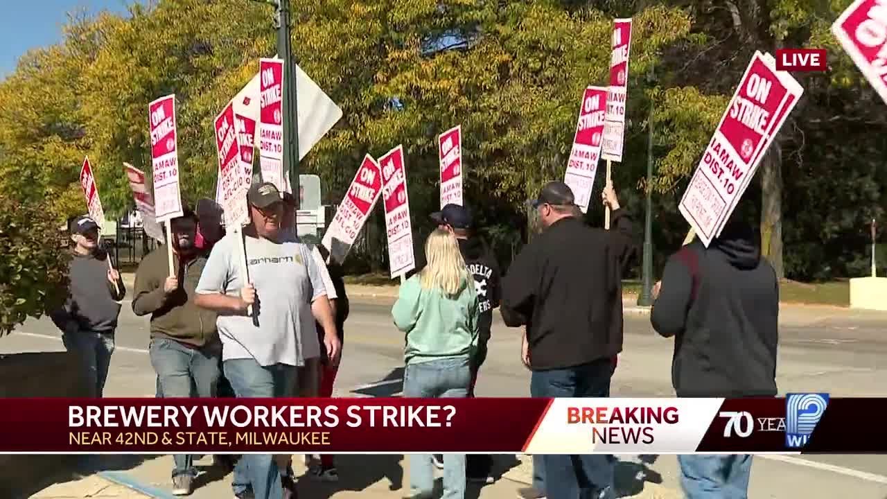 Union strikes Miller Brewery over labor agreement - YouTube
