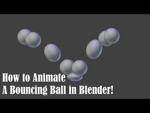 How to Animate a Bouncing Ball in Blender! Learn the steps to animating ...