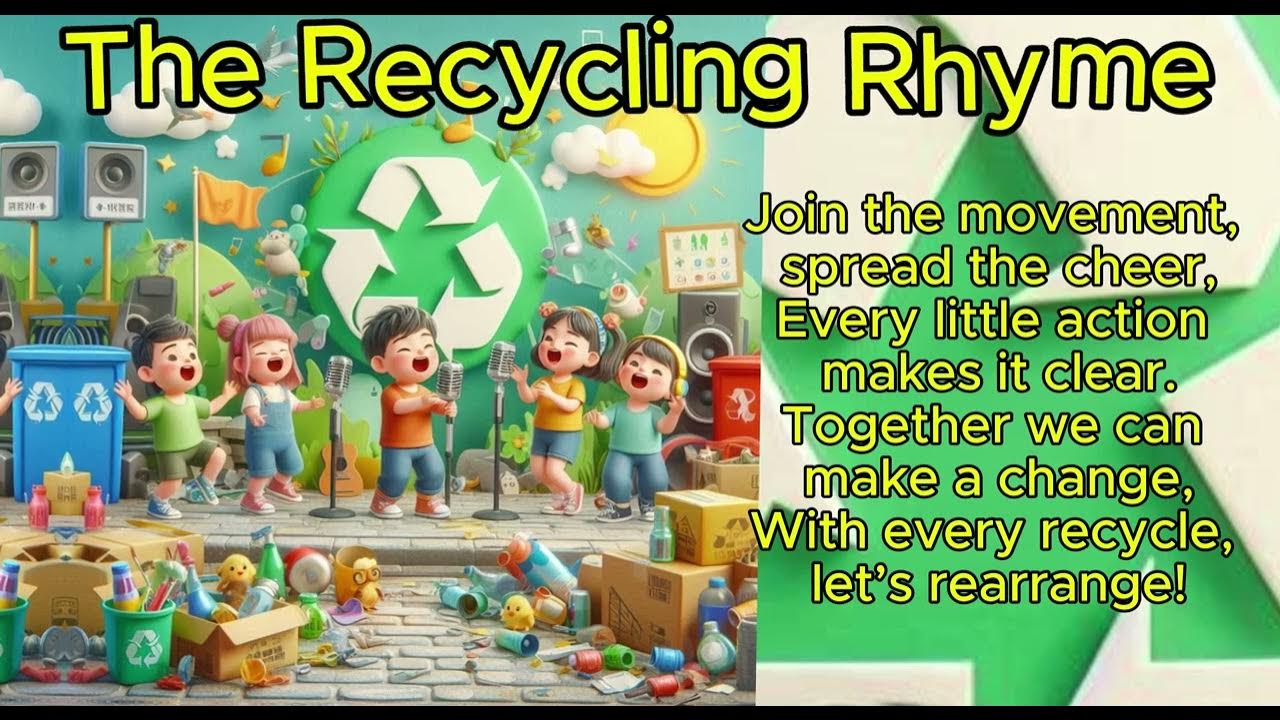 The Recycling Rhyme - Educational Song for Kids! - YouTube